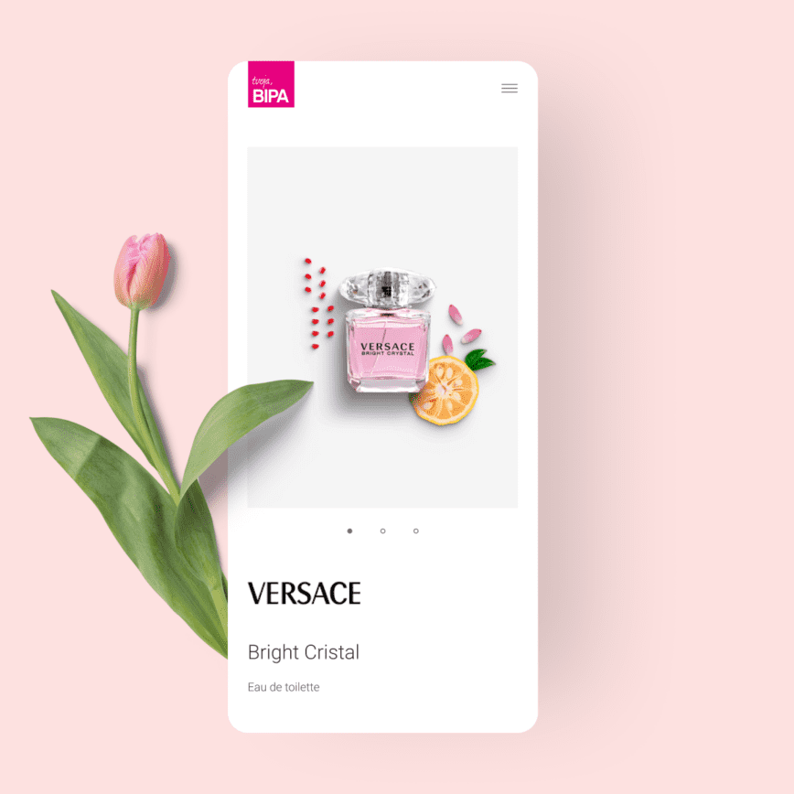BIPA Perfumes website wins a CSS Design Award for UX and UI excellence - Neuralab
