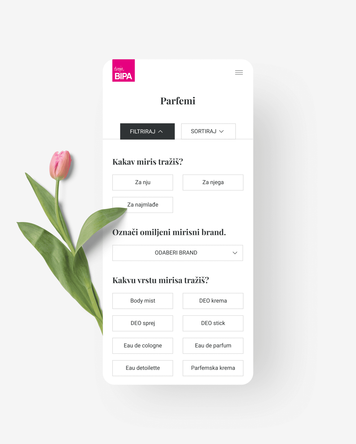 BIPA Perfumes website wins a CSS Design Award for UX and UI excellence - Neuralab