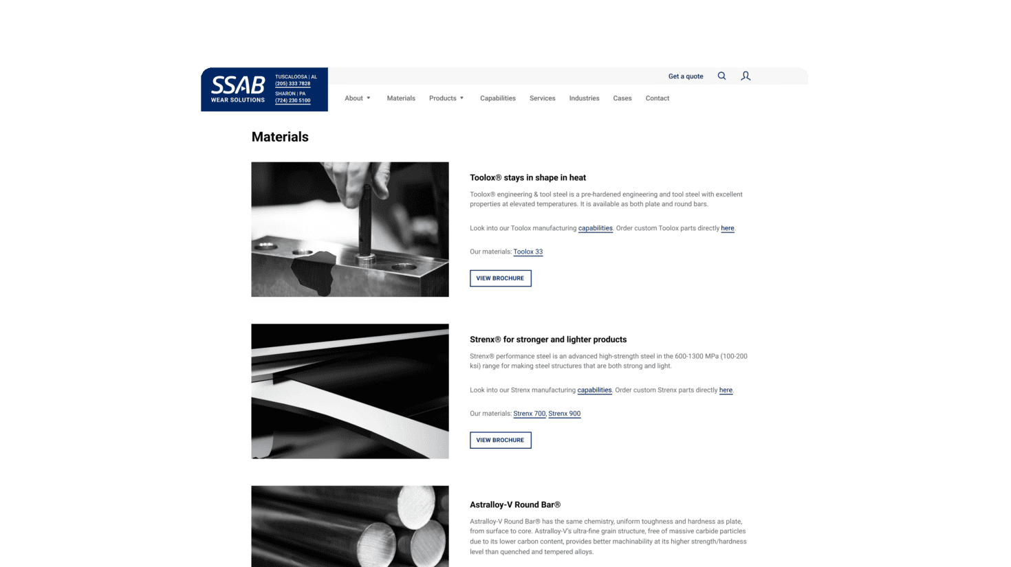 SSAB Hardox Wearparts Tuscaloosa - Neuralab